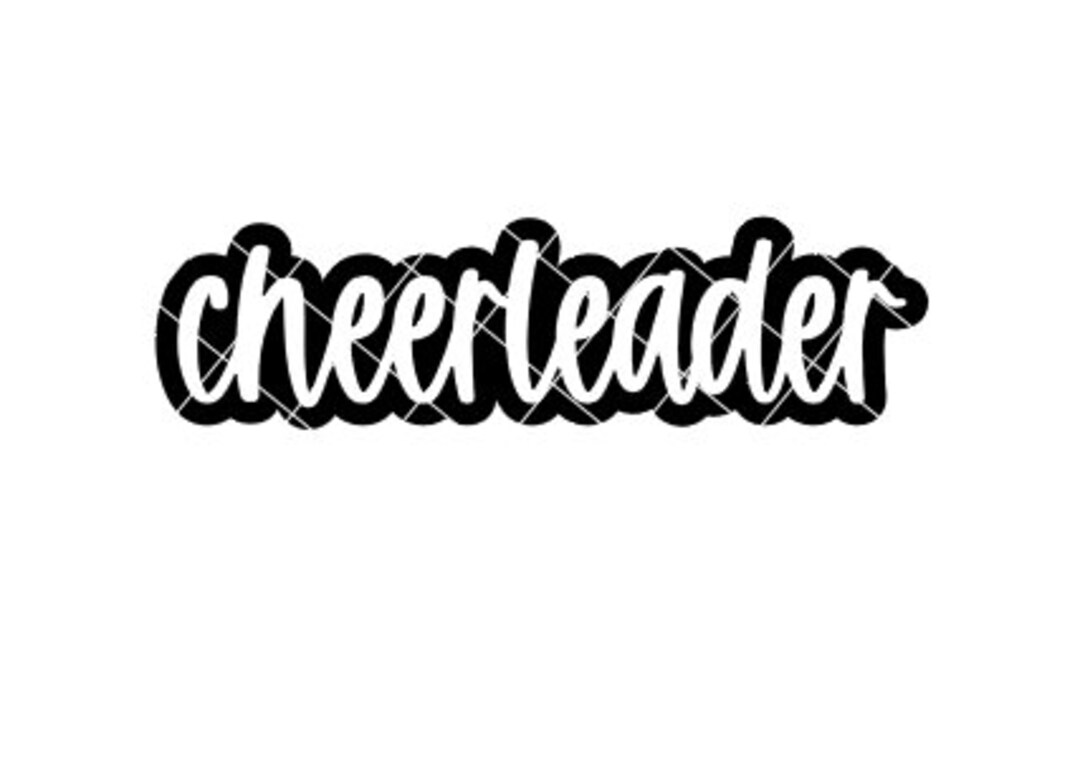 Cheerleader - SVG/DXF/PNG File for Cutting Machines and Sublimation - Etsy