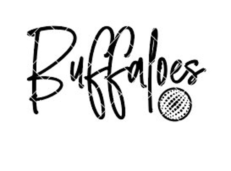 Buffaloes Sports - SVG/DXF/PNG File for Cutting Machines and ...