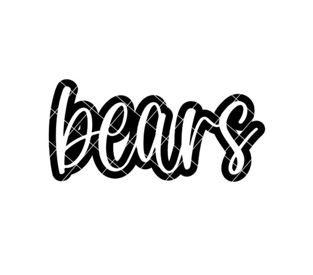 Bears - SVG/DXF/PNG File for Cutting Machines and Sublimation - Etsy