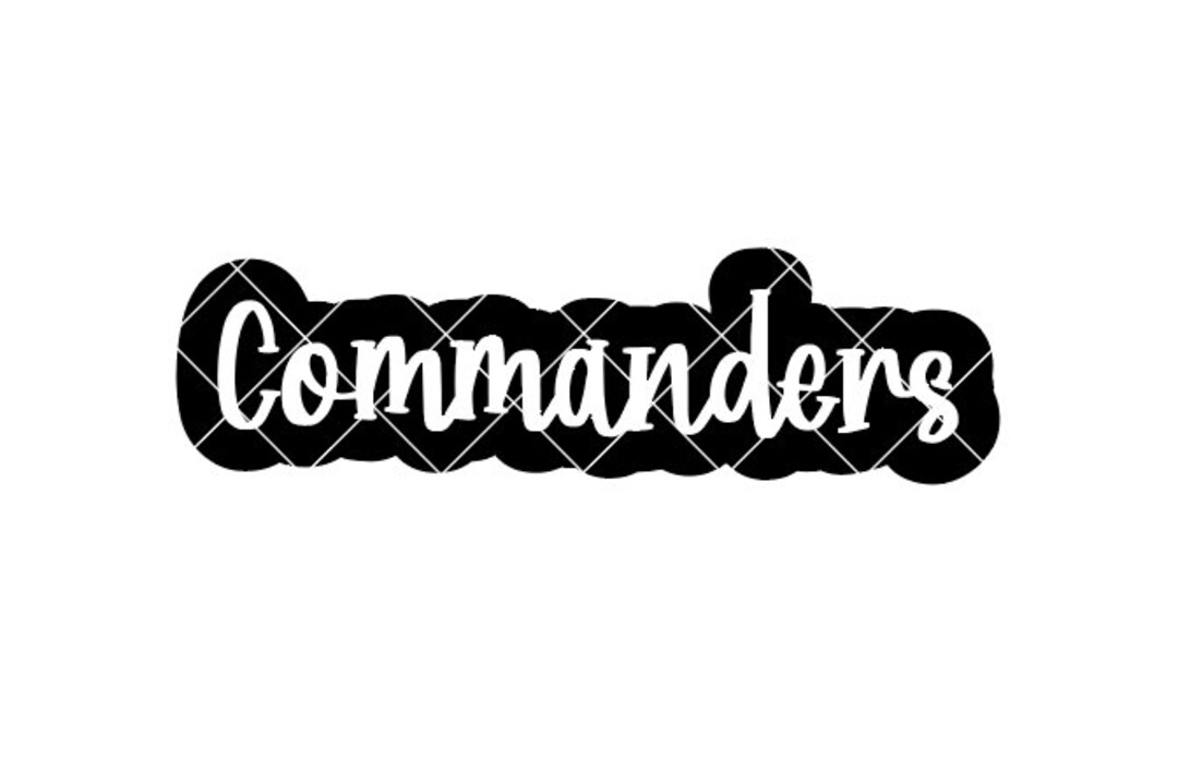 Commanders With Outline - SVG/DXF/PNG File for Cutting Machines and ...