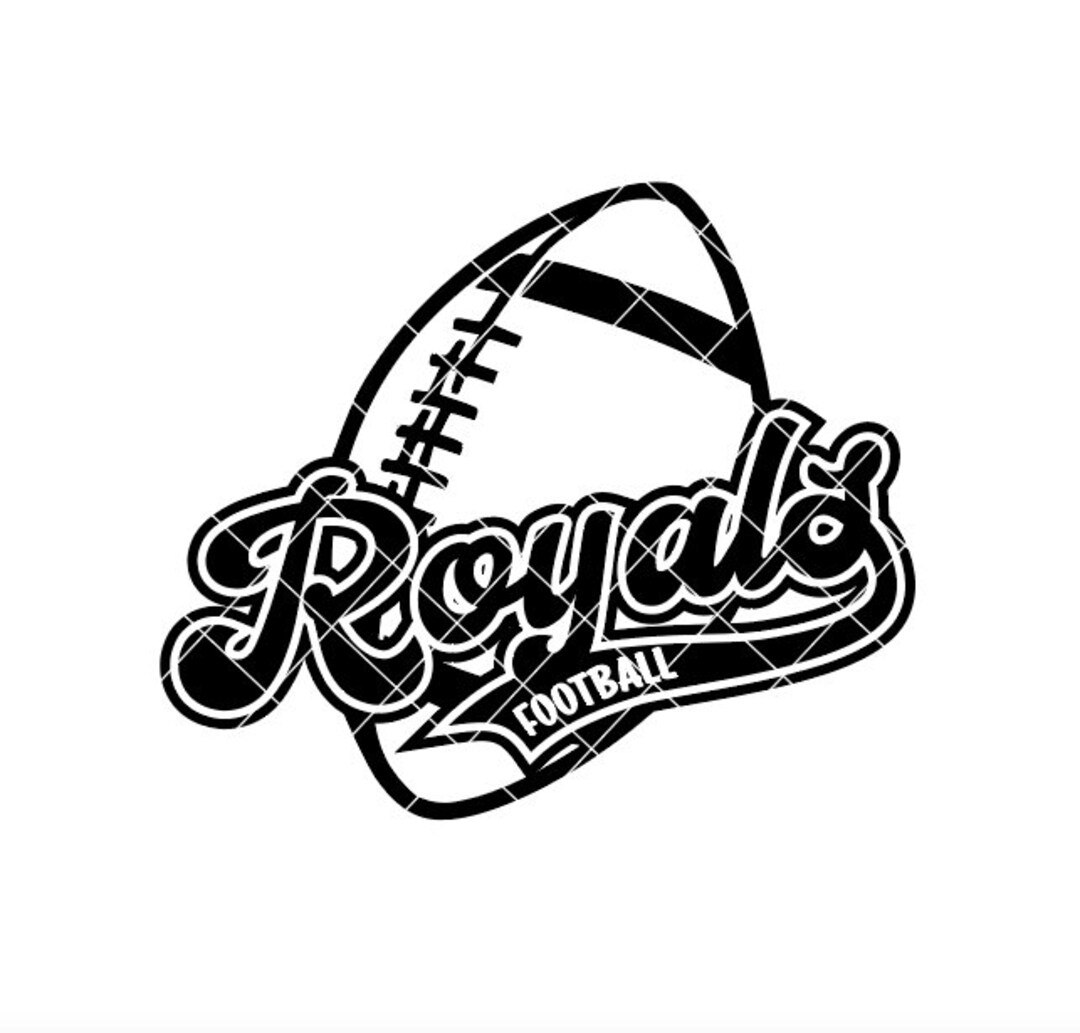Royals Football Retro Script Regular and Distressed SVG/DXF/PNG File ...