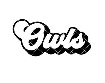 Owls SVG/DXF/PNG File for Cutting Machines - Etsy