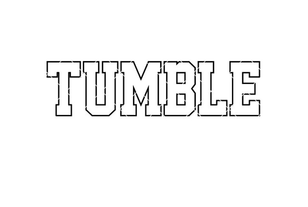 Tumble - SVG/DXF/PNG File for Cutting Machines and Sublimation - Etsy