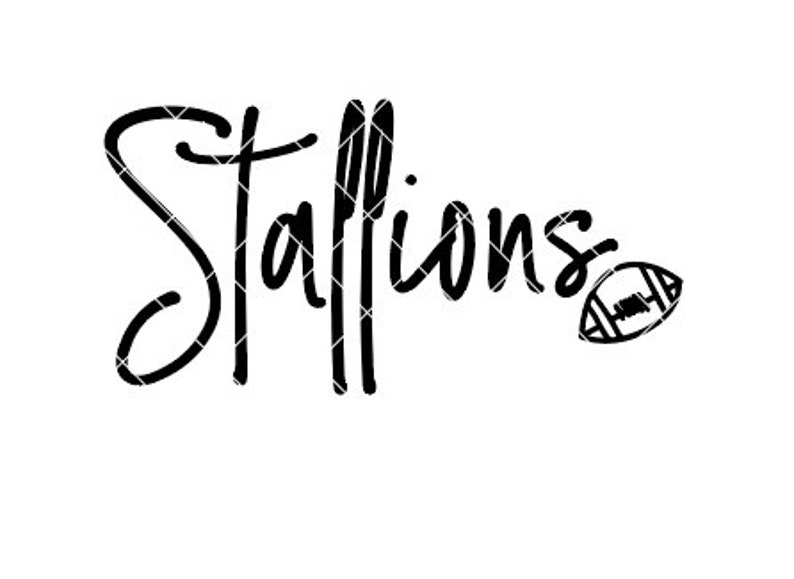 Stallions Sports SVG/DXF/PNG File for Cutting Machines and - Etsy