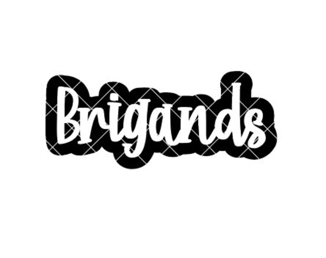 Brigands With Outline - SVG/DXF/PNG File for Cutting Machines and ...
