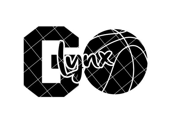 Go Lynx Basketball - SVG/DXF/PNG File for Cutting Machines and ...