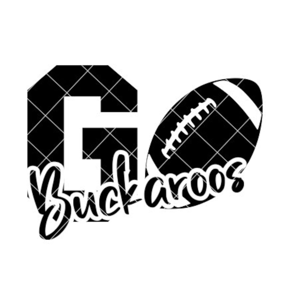Go Buckaroos Football - SVG/DXF/PNG File for Cutting Machines and ...