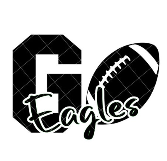 Go Eagles Football SVG/DXF/PNG File for Cutting Machines and - Etsy