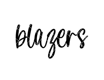 Blazers SVG/DXF/PNG File for Cutting Machines and Sublimation - Etsy