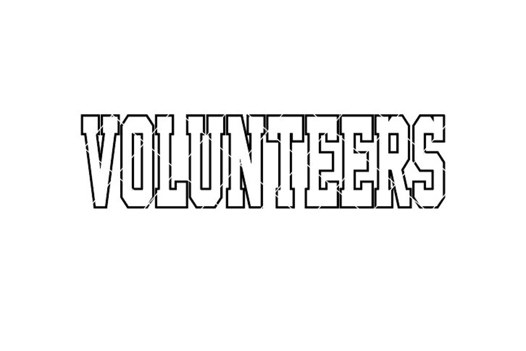 Volunteers - SVG/DXF/PNG File for Cutting Machines and Sublimation - Etsy