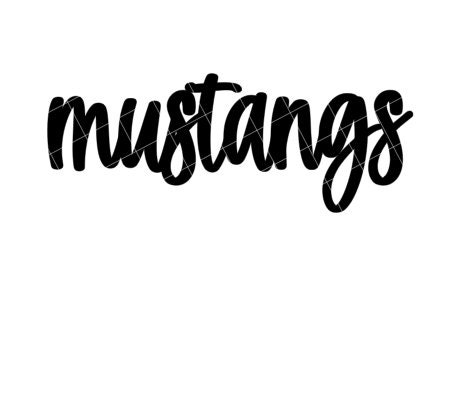 Mustangs SVG/DXF/PNG File for Cutting Machines and - Etsy