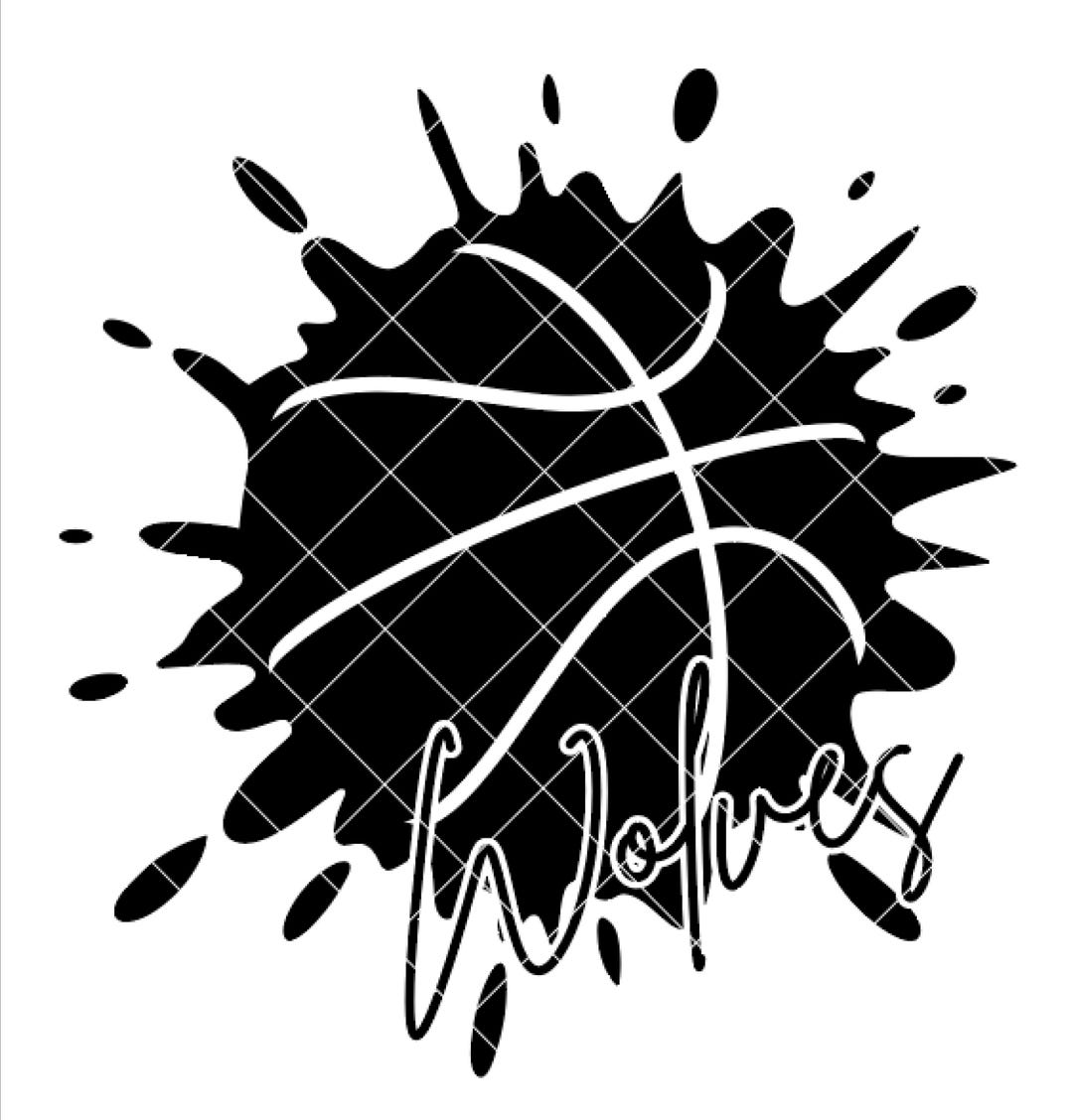 Wolves Basketball - SVG/DXF/PNG File for Cutting Machines and ...