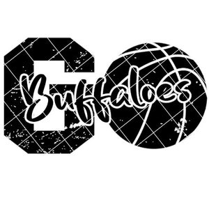 Go Buffaloes Basketball - SVG/DXF/PNG File for Cutting Machines and ...