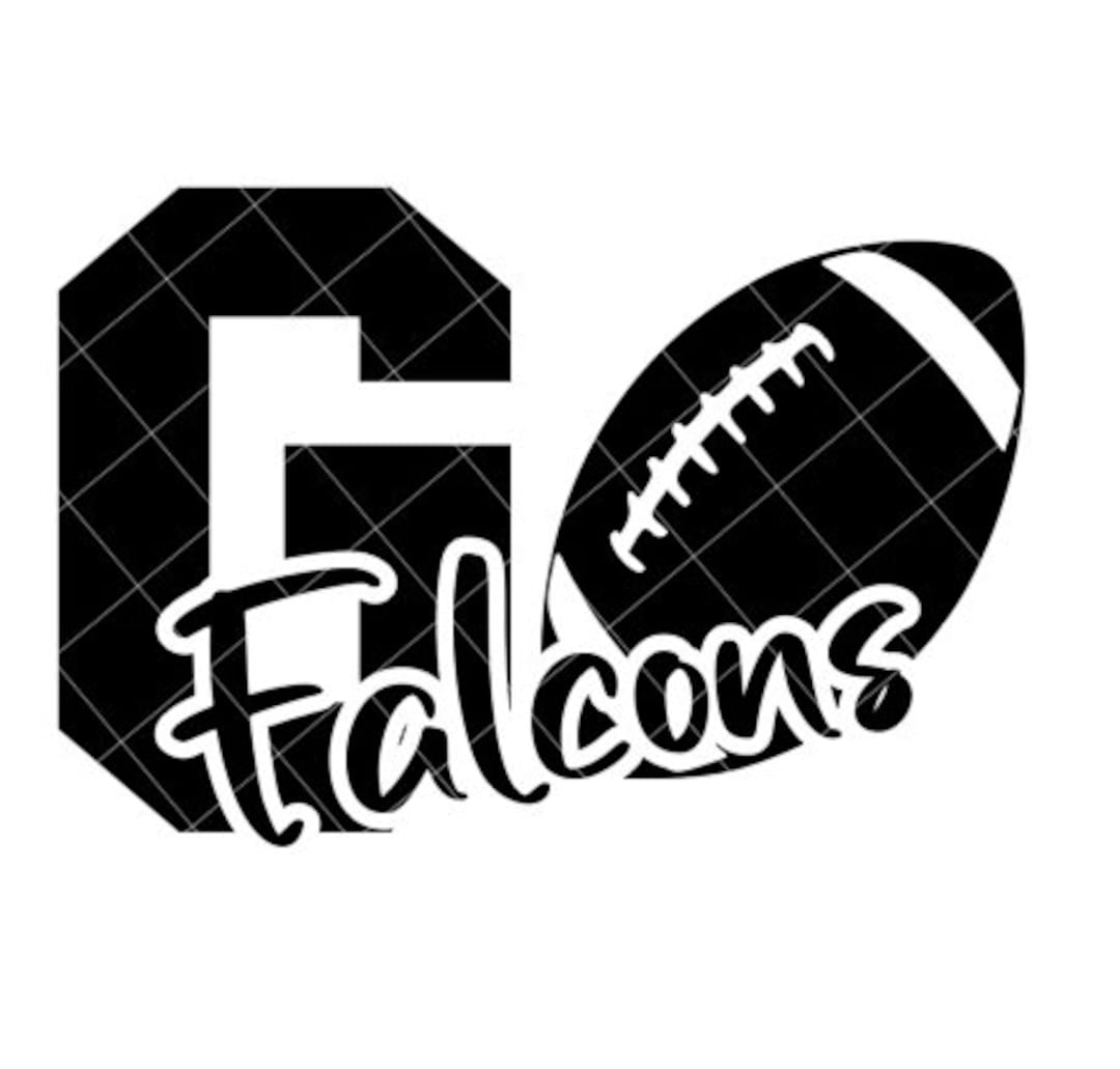 Go Falcons Football - SVG/DXF/PNG File for Cutting Machines and ...