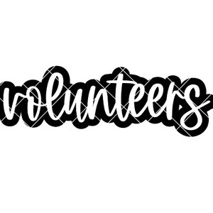 Volunteers - SVG/DXF/PNG File for Cutting Machines and Sublimation - Etsy