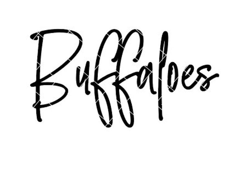 Buffaloes Sports SVG/DXF/PNG File for Cutting Machines and Sublimation ...