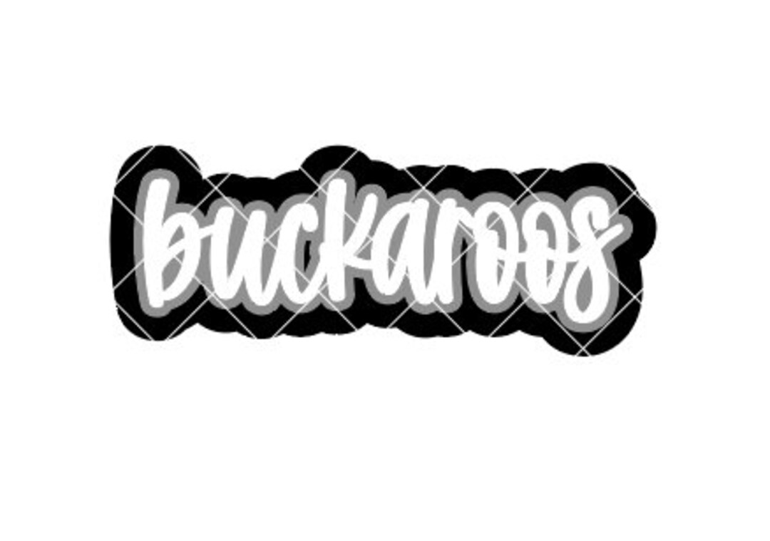 Buckaroos With Outline SVG/DXF/PNG File for Cutting Machines - Etsy