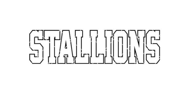 Stallions - SVG/DXF/PNG File for Cutting Machines and Sublimation - Etsy