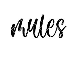 Mules SVG/DXF/PNG File for Cutting Machines and Sublimation - Etsy