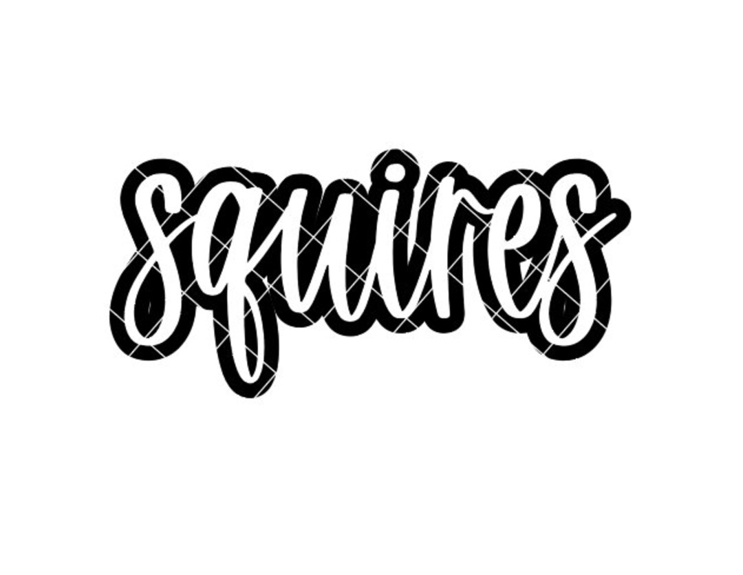 Squires SVG/DXF/PNG File for Cutting Machines and - Etsy