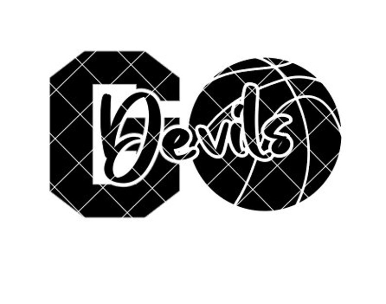 Go Devils Basketball SVG/DXF/PNG File for Cutting Machines - Etsy
