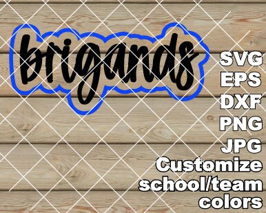 Brigands With Thin Outline SVG/DXF/PNG File for Cutting Machines or ...