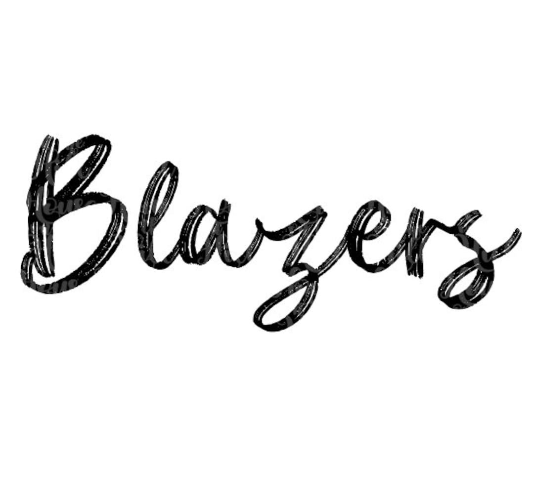 Blazers - SVG/DXF/PNG File for Cutting Machines - Etsy