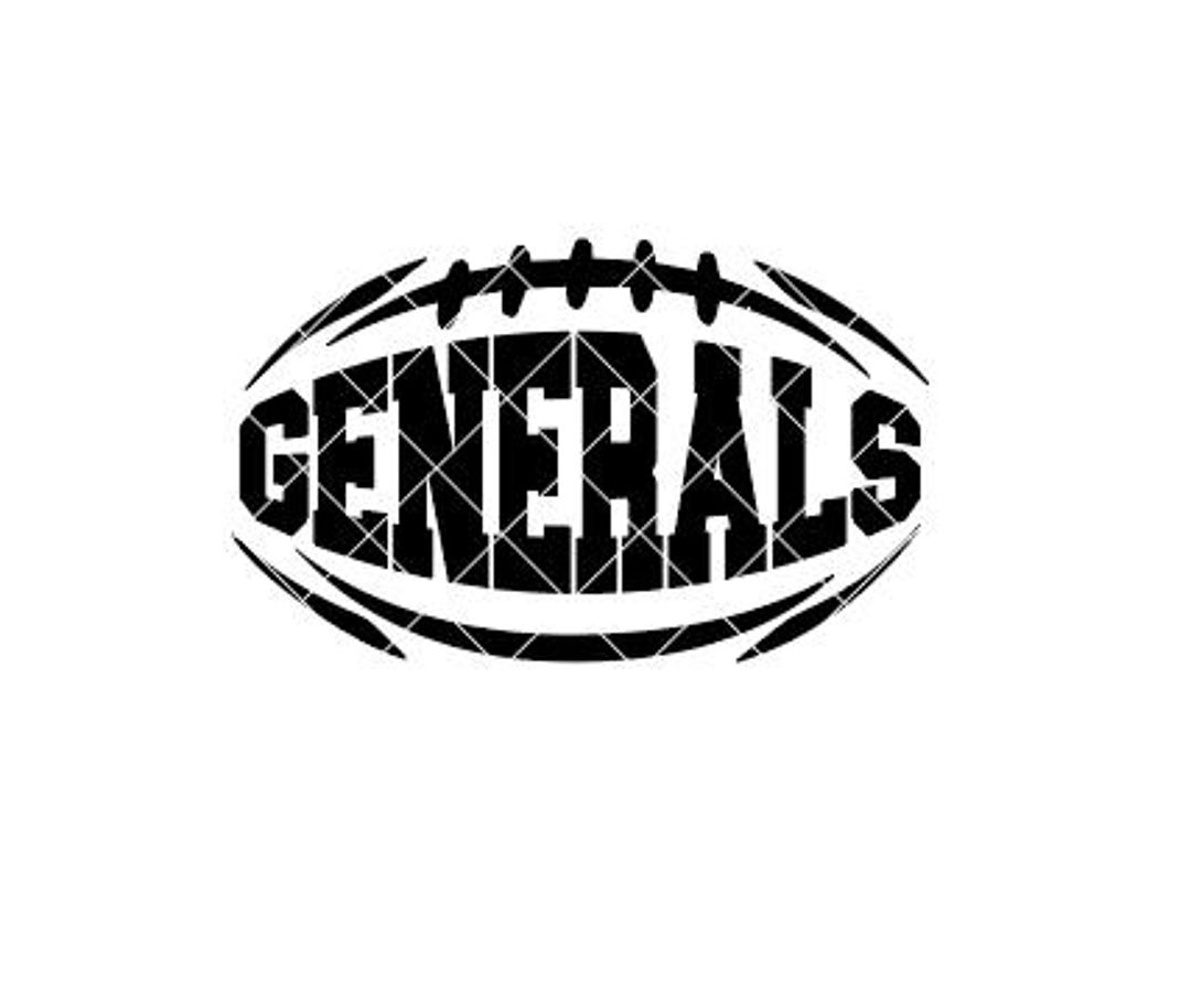 Generals Football - SVG/DXF/PNG File for Cutting Machines and ...