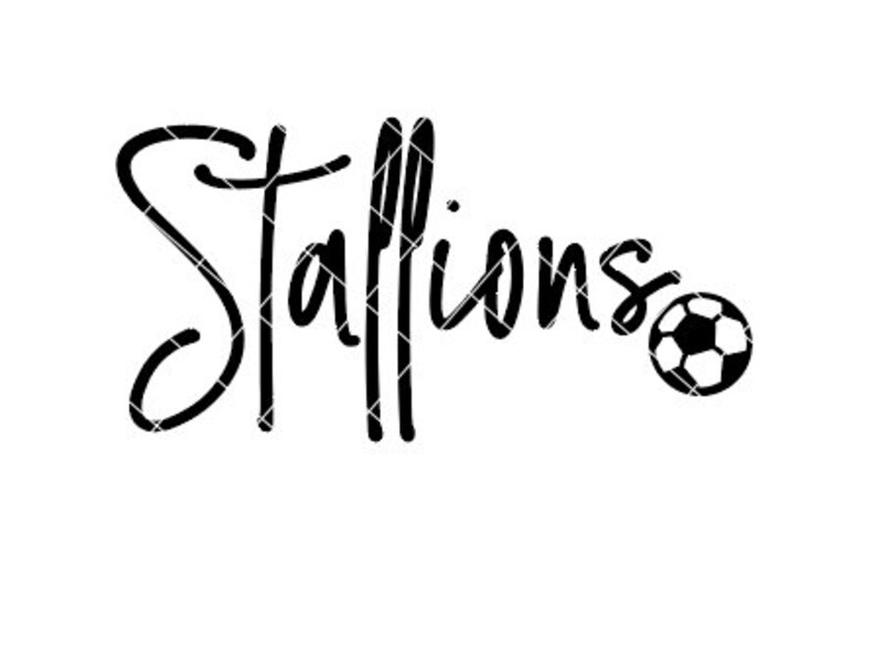Stallions Sports - SVG/DXF/PNG File for Cutting Machines and ...