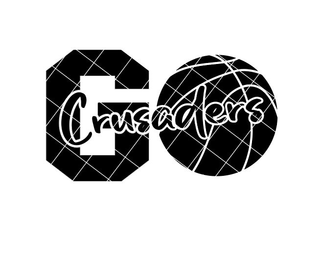 Go Crusaders Basketball SVG/DXF/PNG File for Cutting - Etsy