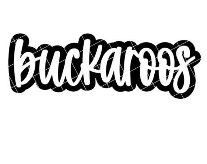 BUCKAROOS SVG, Buckaroos Football Svg, Buckaroos Mascot Svg, Typography ...