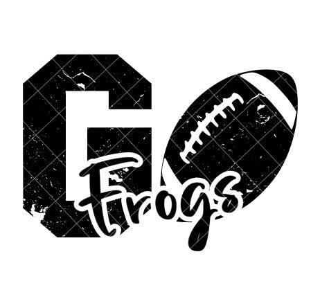 Go Frogs Football SVG/DXF/PNG File for Cutting Machines and Sublimation ...