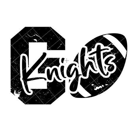 Go Knights Football SVG/DXF/PNG File for Cutting Machines and ...