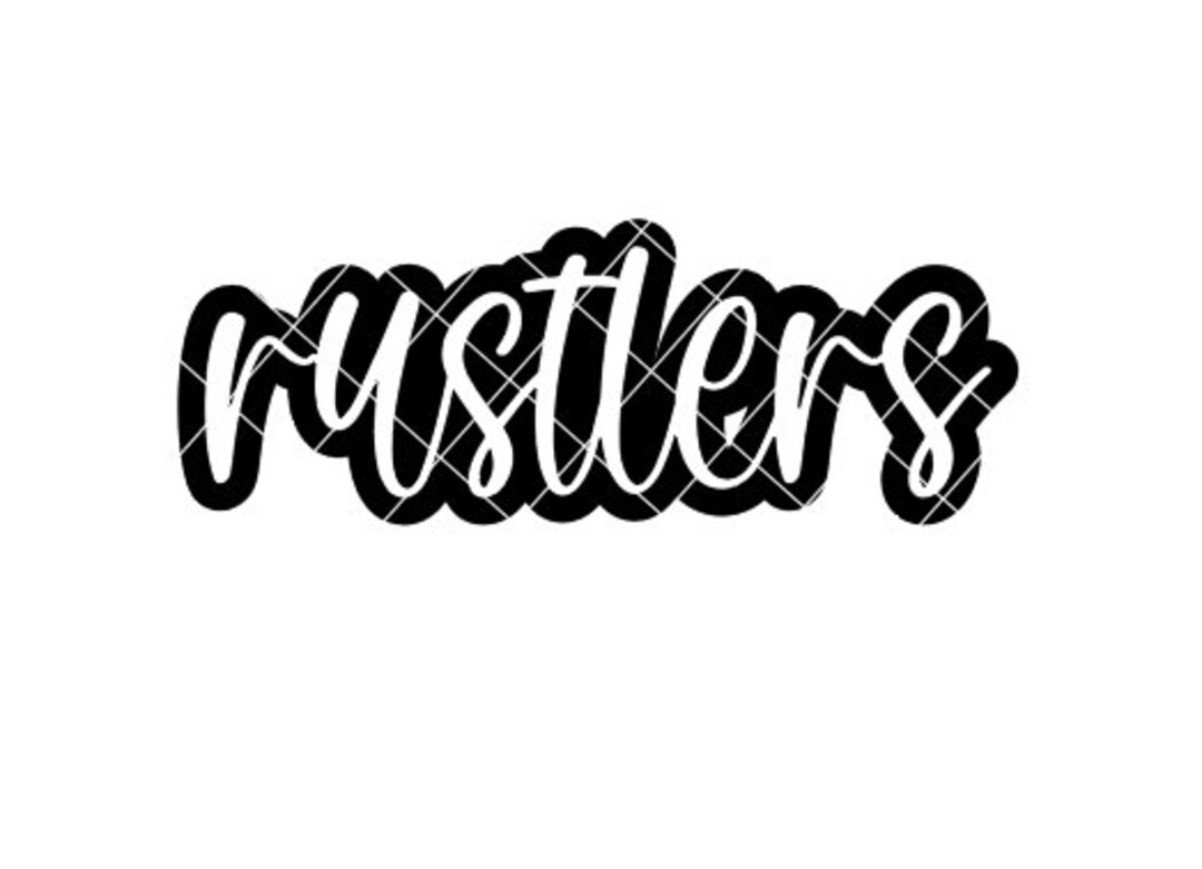 Rustlers - SVG/DXF/PNG File for Cutting Machines and Sublimation - Etsy