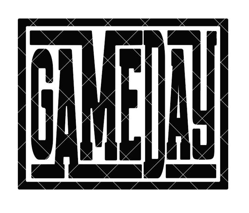 Gameday - SVG/DXF/PNG File for Cutting Machines and Sublimation - Etsy
