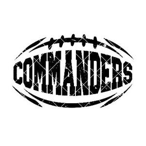 Commanders Football - SVG/DXF/PNG File for Cutting Machines and ...