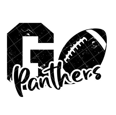 Go Panthers Football SVG/DXF/PNG File for Cutting Machines - Etsy
