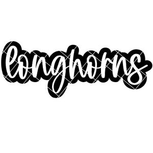 Longhorns SVG/DXF/PNG File for Cutting Machines and Sublimation - Etsy