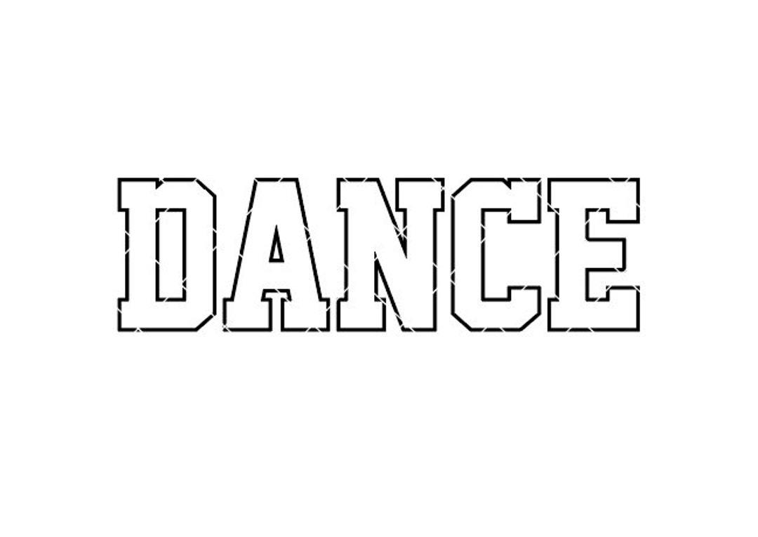 Dance - SVG/DXF/PNG File for Cutting Machines and Sublimation - Etsy