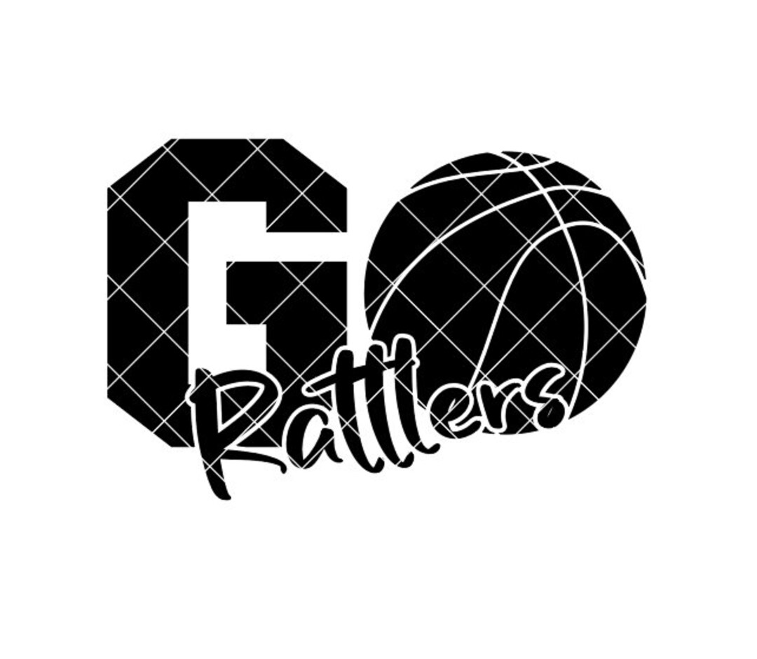 Go Rattlers Basketball - SVG/DXF/PNG File for Cutting Machines and ...