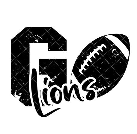 Go Lions Football SVG/DXF/PNG File for Cutting Machines and - Etsy