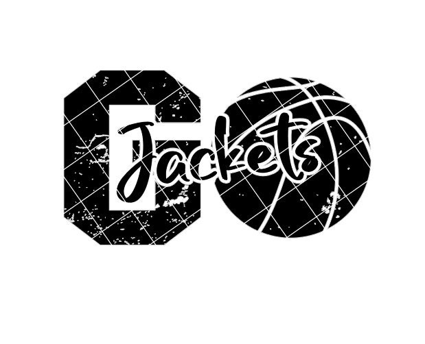 Go Jackets Basketball SVG/DXF/PNG File for Cutting Machines - Etsy