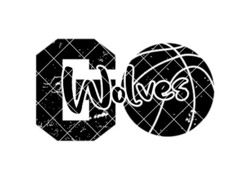 Go Wolves Basketball SVG/DXF/PNG File for Cutting Machines - Etsy