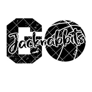 Go Jackrabbits Basketball SVG/DXF/PNG File for Cutting - Etsy