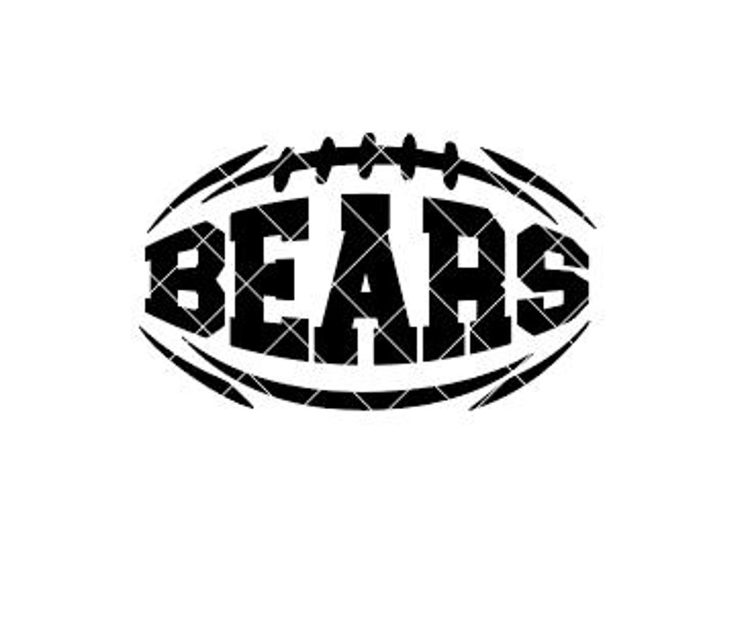 Bears Football - SVG/DXF/PNG File for Cutting Machines and Sublimation ...