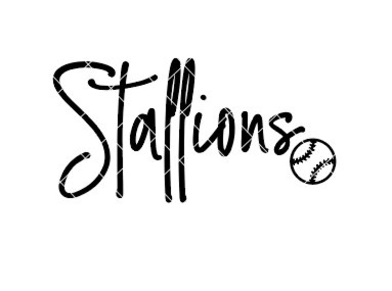 Stallions Sports - SVG/DXF/PNG File for Cutting Machines and ...