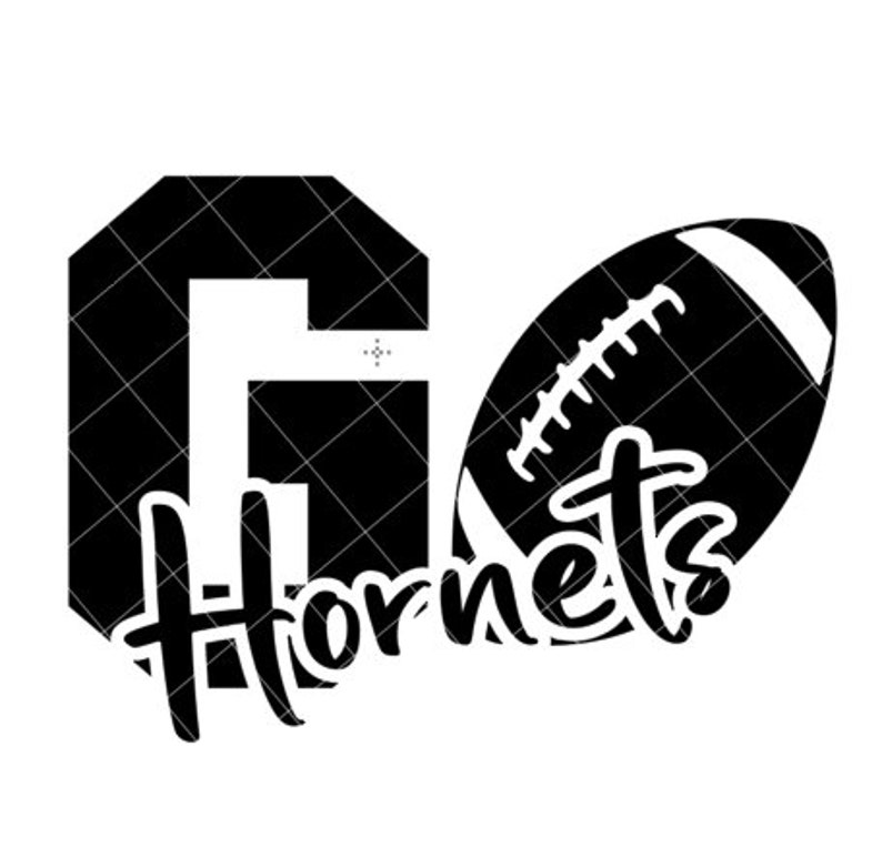 Go Hornets Football - SVG/DXF/PNG File for Cutting Machines and ...