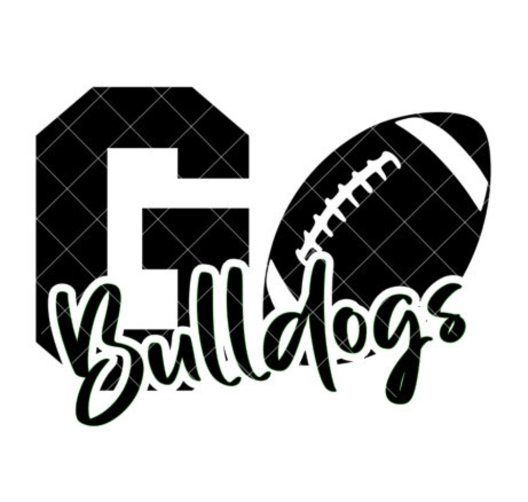 Go Bulldogs Football - SVG/DXF/PNG File for Cutting Machines and ...