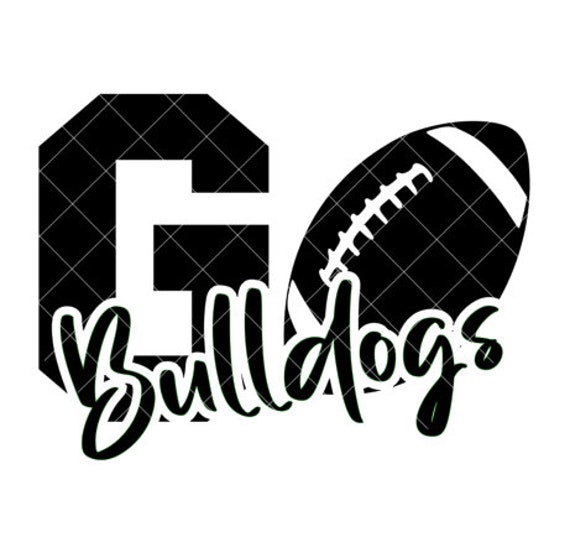 Go Bulldogs Football SVG/DXF/PNG File for Cutting Machines - Etsy