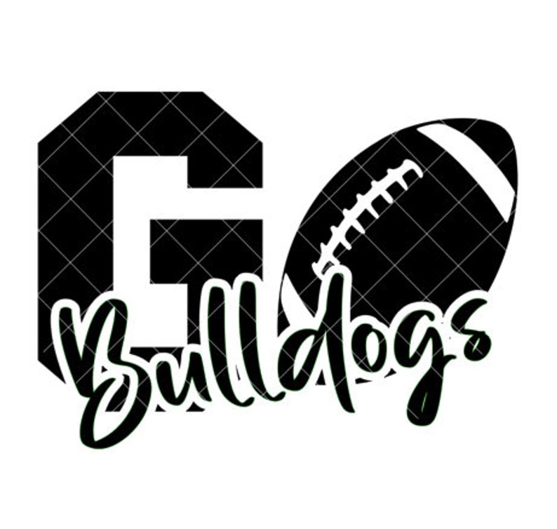 Go Bulldogs Football SVG/DXF/PNG File for Cutting Machines and ...